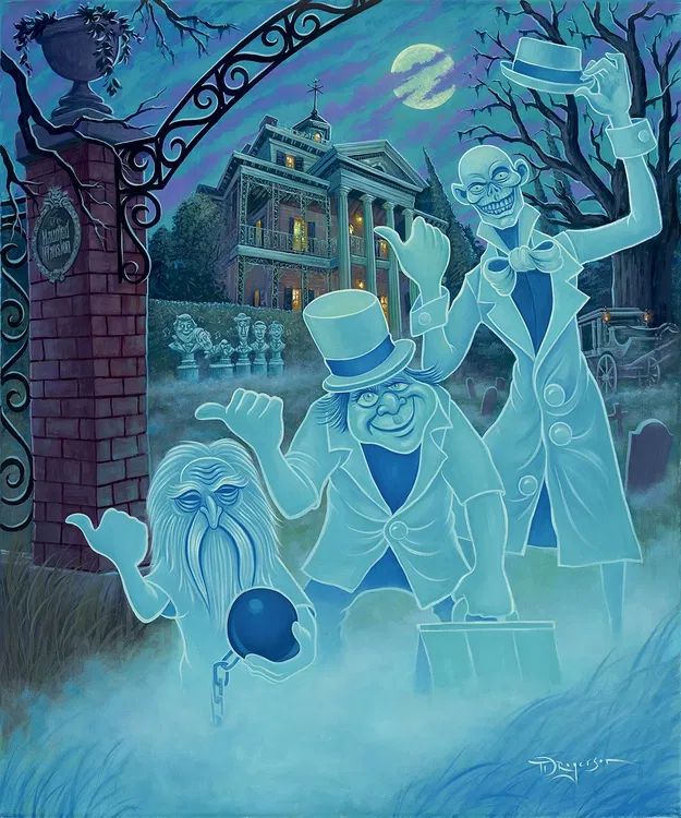 Welcome Foolish Mortals by Tim Rogerson | Disney Fine Art Giclee On ...